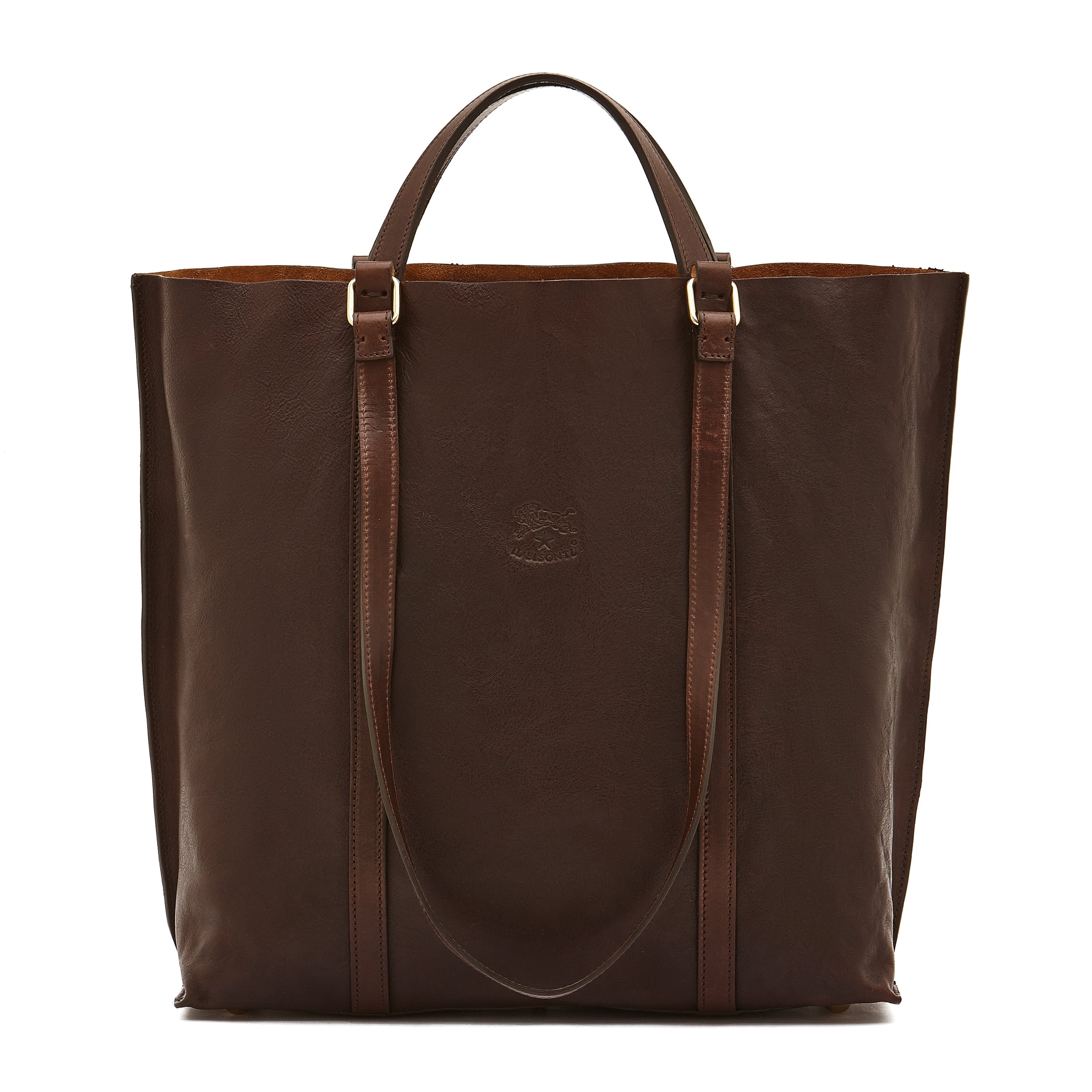 Women's handbag in vintage leather color coffee – Il Bisonte