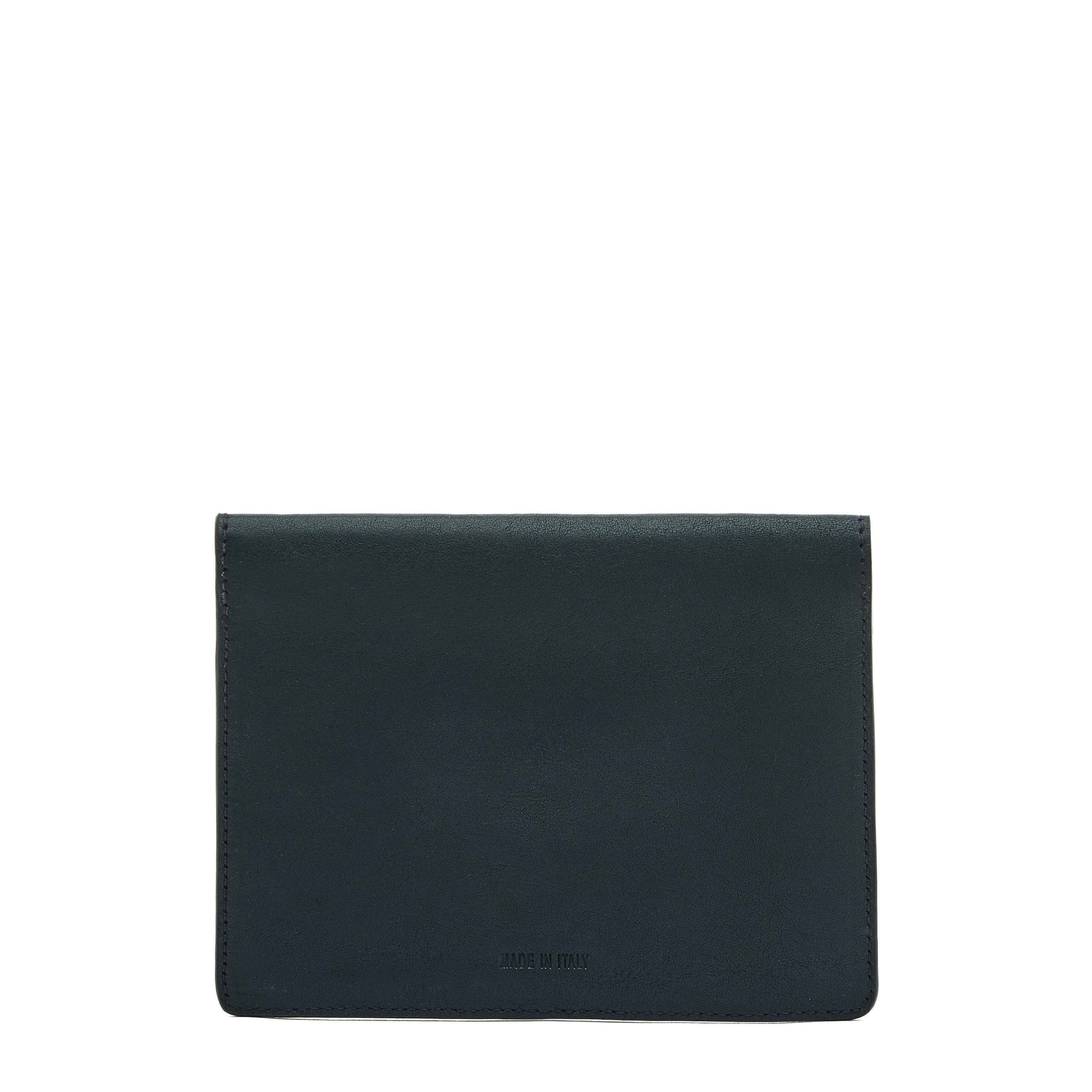 Linea 1990 | Étui pour homme en cuir vintage couleur bleu mezzanotte ...